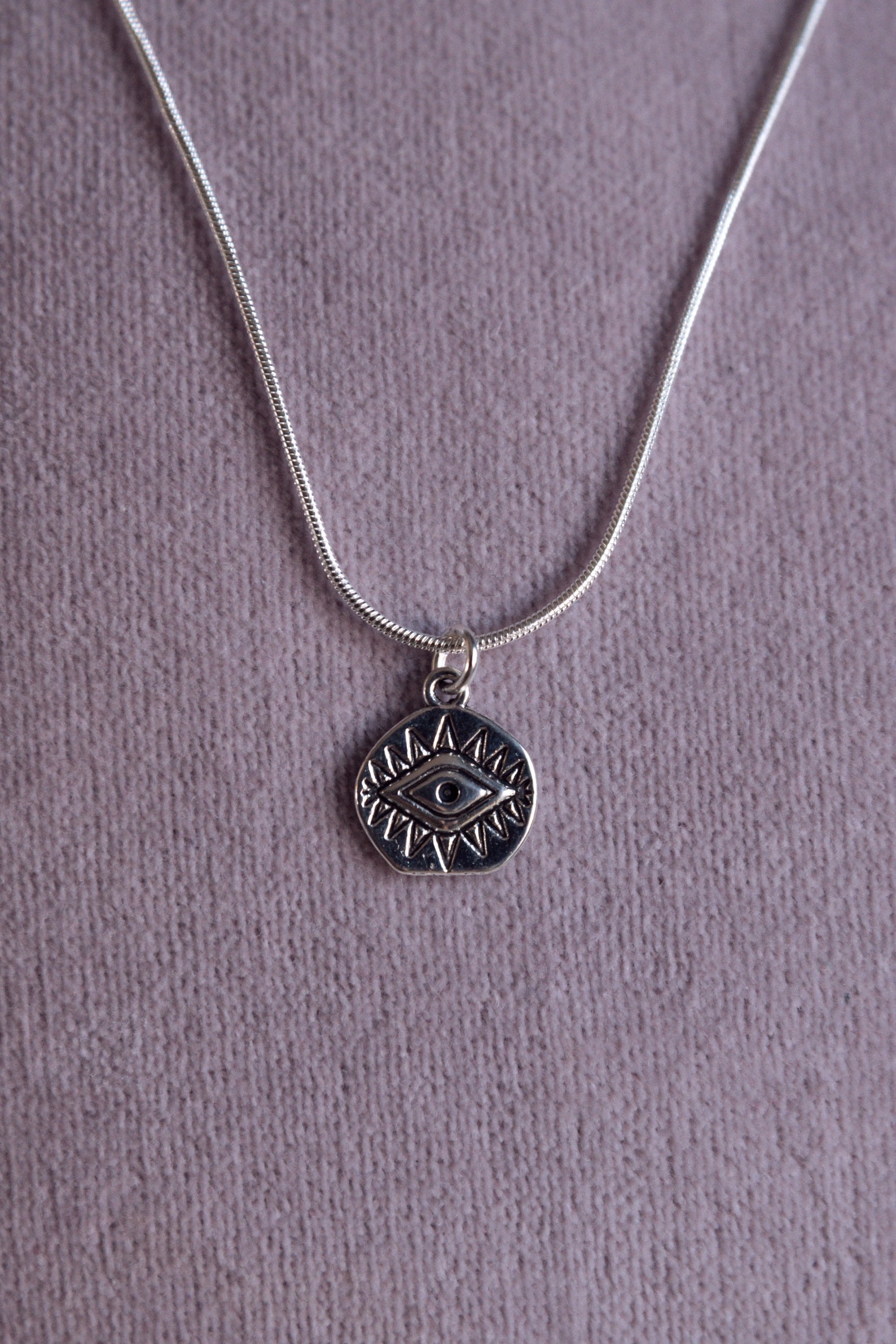 Evil Eye Necklace, All Seeing Eye Chain, Pagan Necklace, Gothic ...