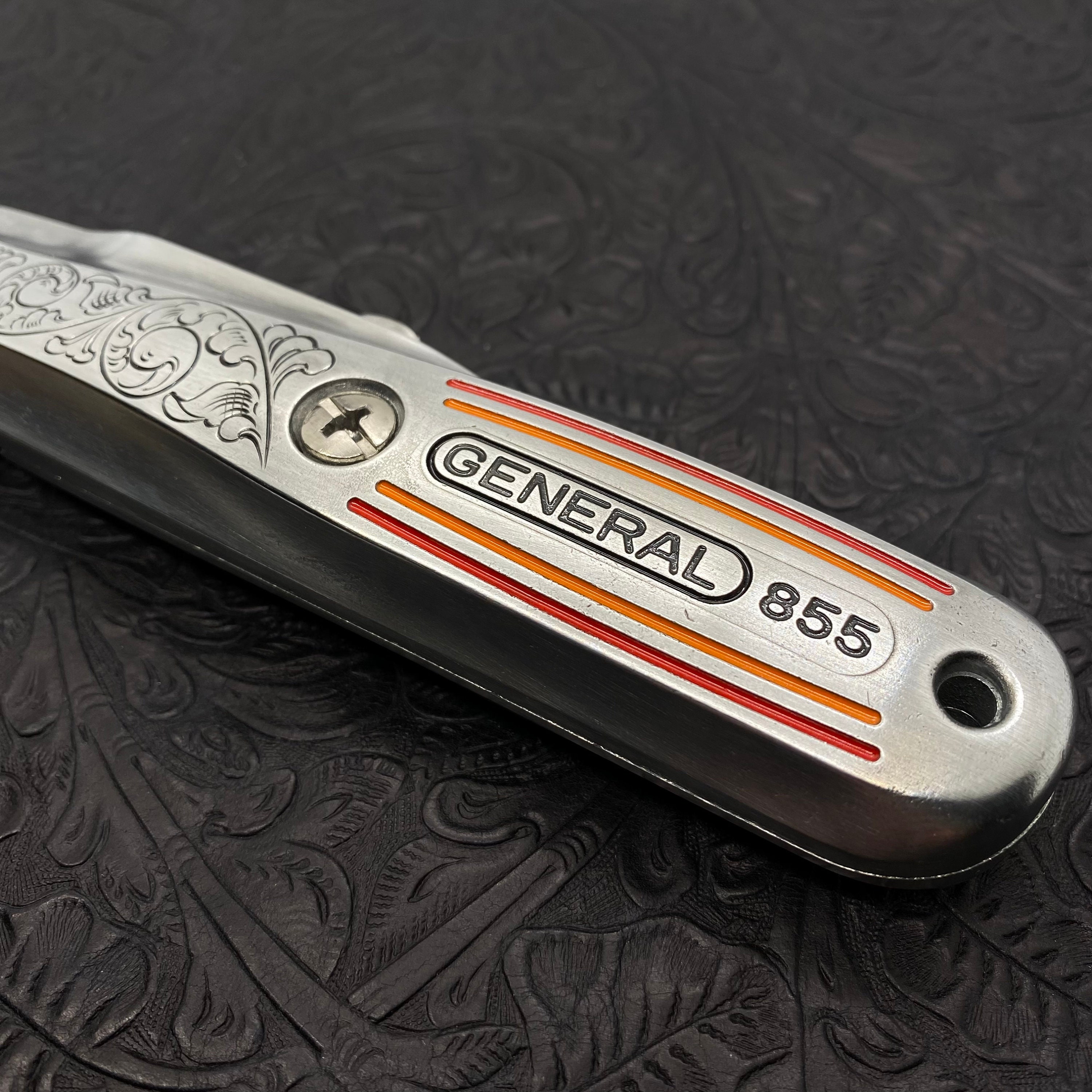 Hand Engraved Utility Knife - Etsy