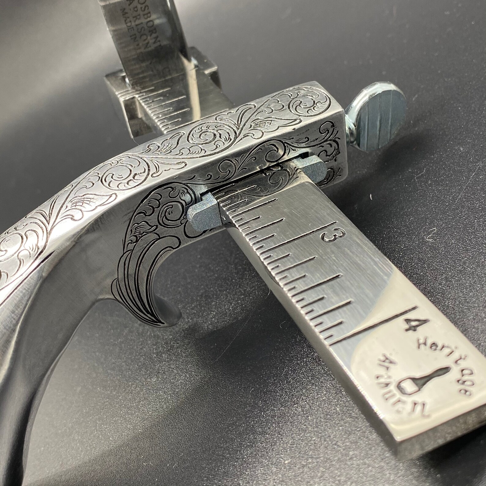 Hand Engraved Draw Gauge - Etsy