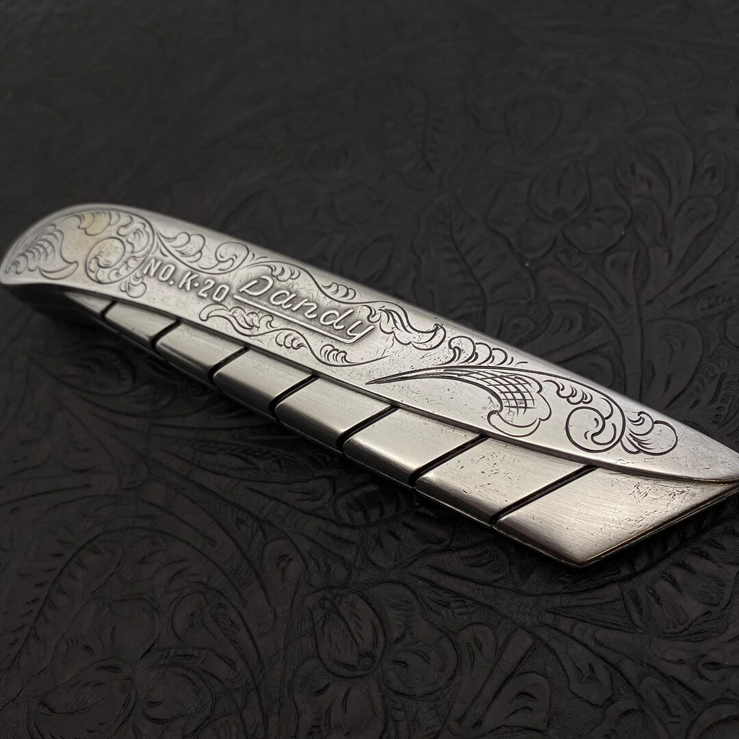 Hand Engraved fixed Blade Utility Knife - Etsy