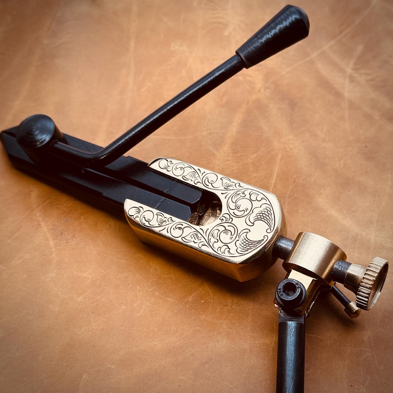 Hand Engraved Fly Tying Vise - Etsy