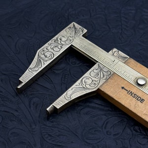 Hand Engraved Lufkin Caliper - Etsy