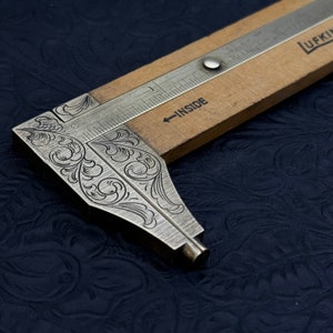 Hand Engraved Lufkin Caliper - Etsy
