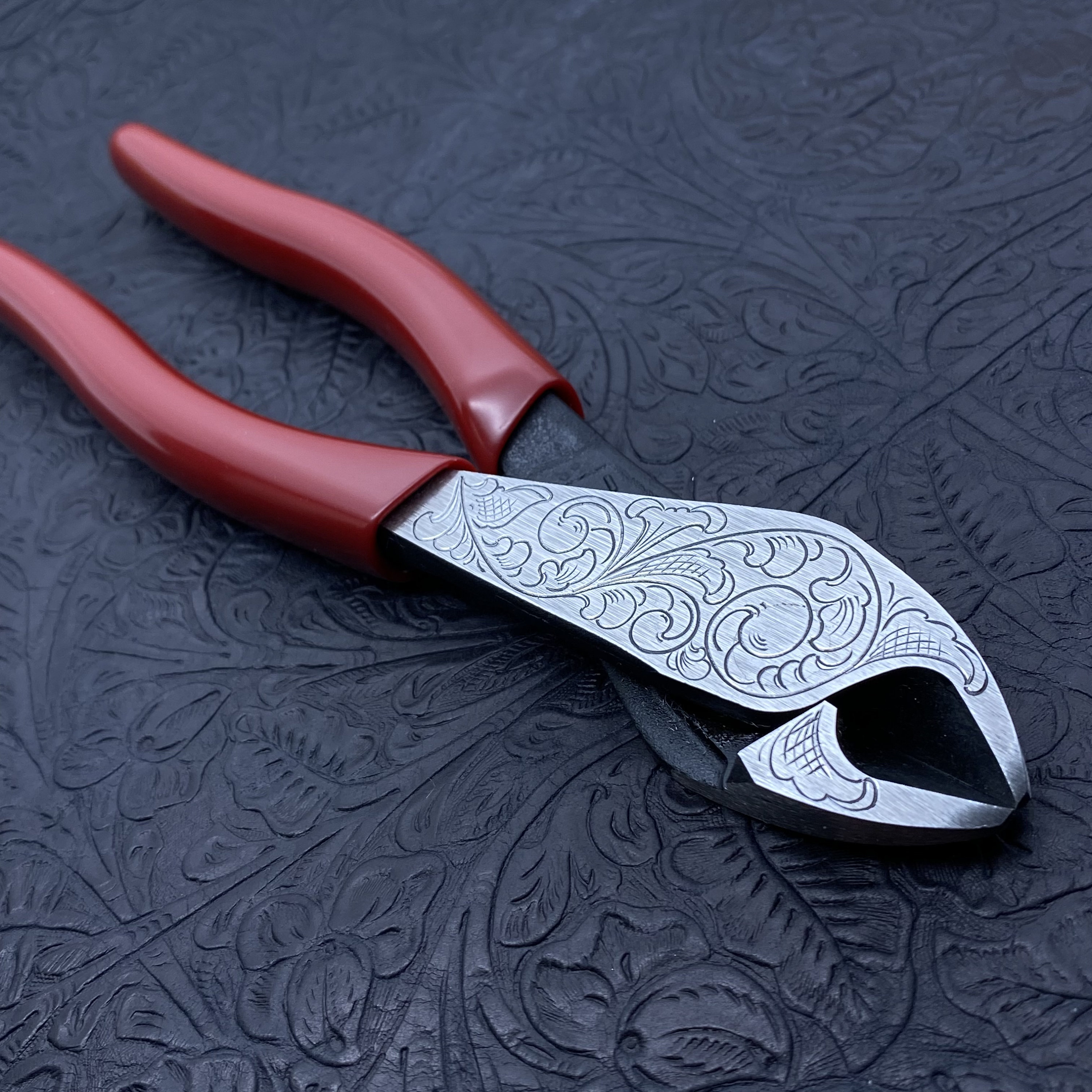 Hand Engraved Diagonal Cutters - Etsy