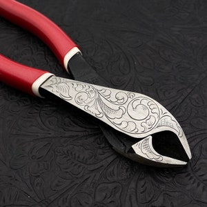 Hand Engraved Diagonal Cutters - Etsy