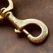 Hand Engraved Bronze Bolt Snap - Etsy