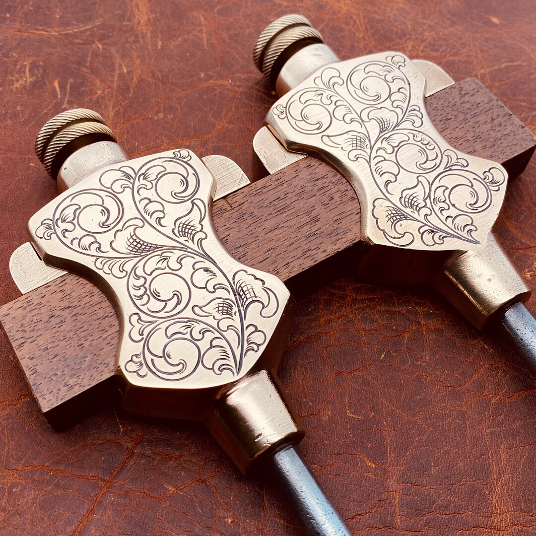 Hand Engraved Trammel Points - Etsy