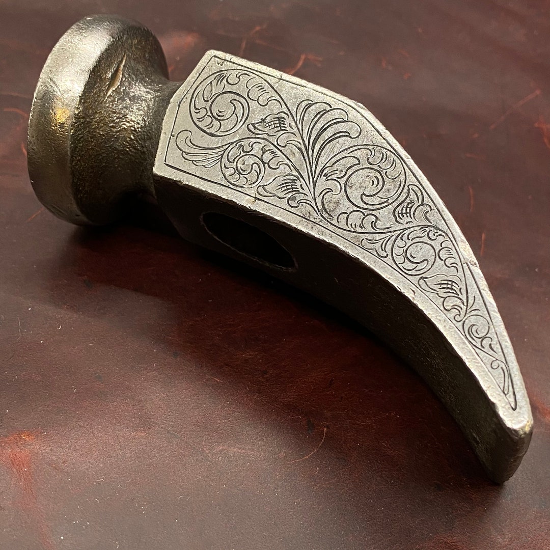 Hand Engraved Cobblers Hammer - Etsy