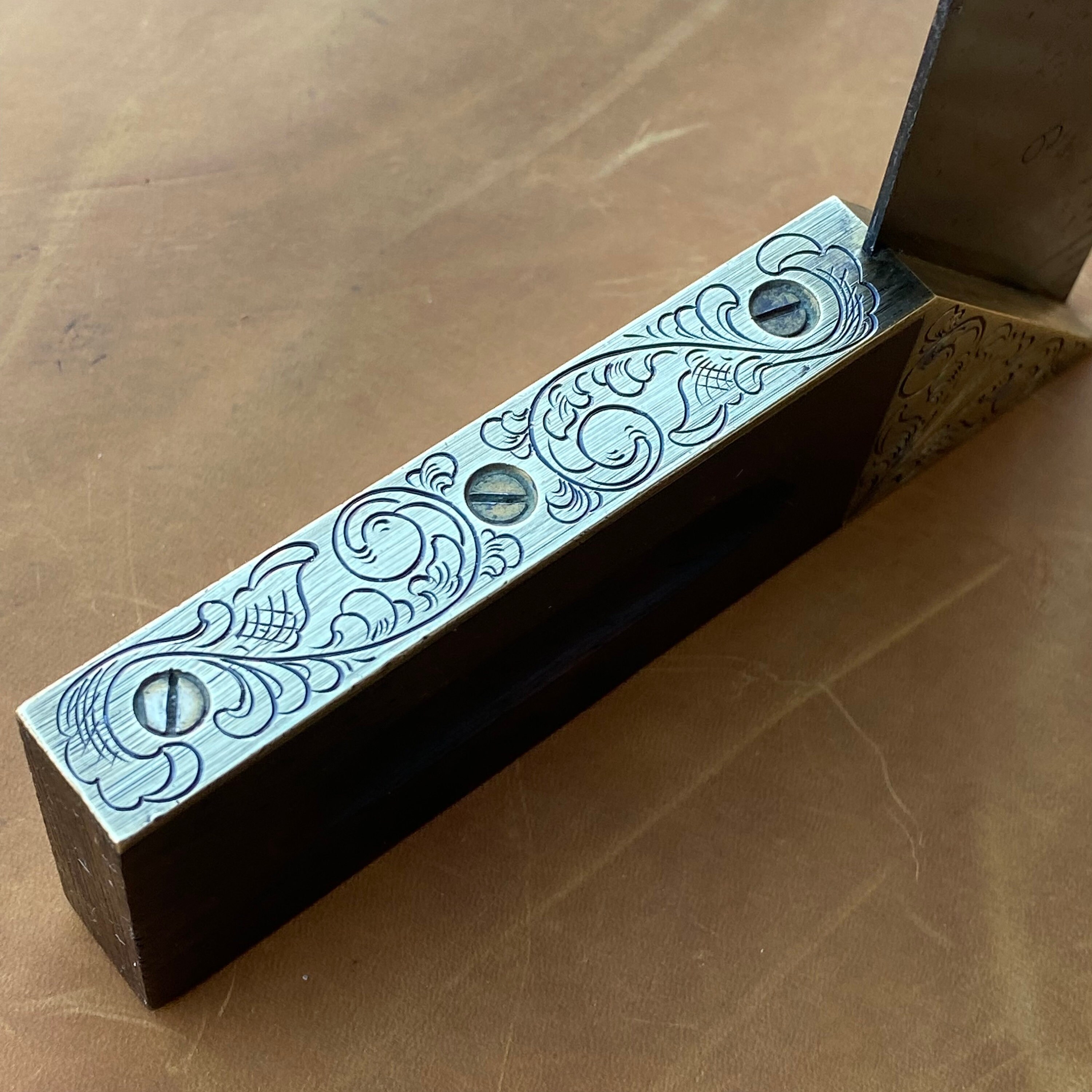 Hand Engraved Try/mitre Square - Etsy