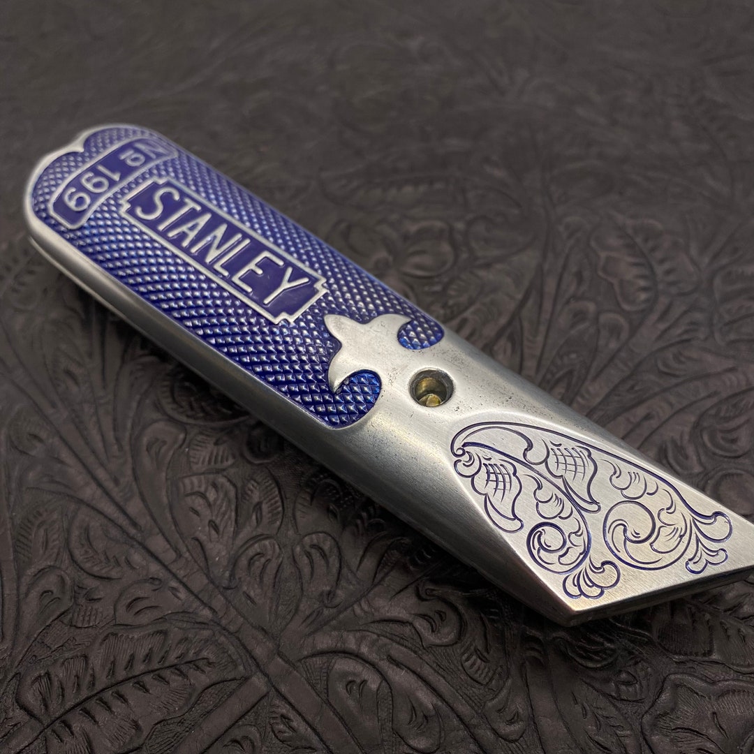 Hand Engraved fixed Blade Utility Knife - Etsy