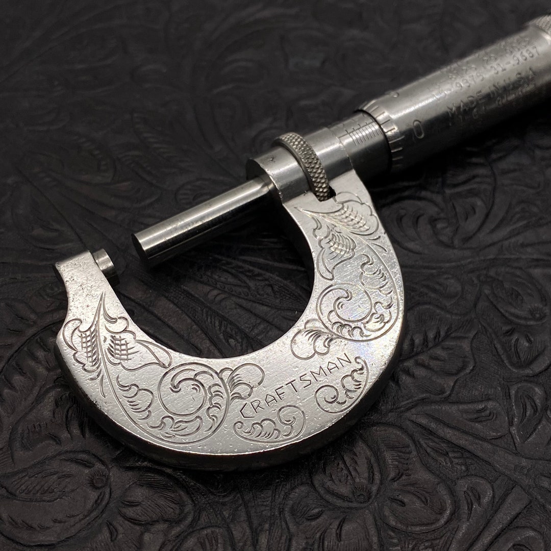 Hand Engraved 0-1 Inch Micrometer - Etsy