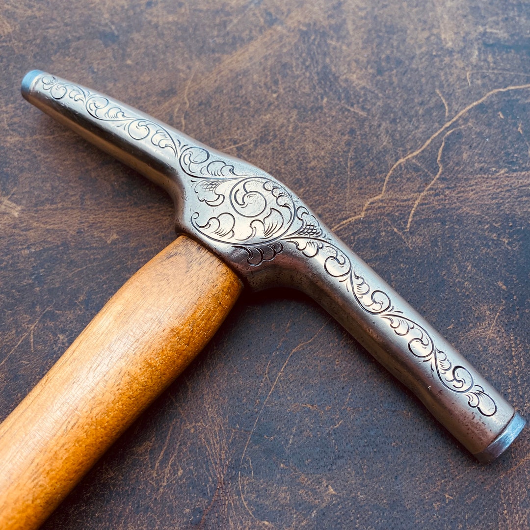 Hand Engraved Brass Tack Hammer - Etsy