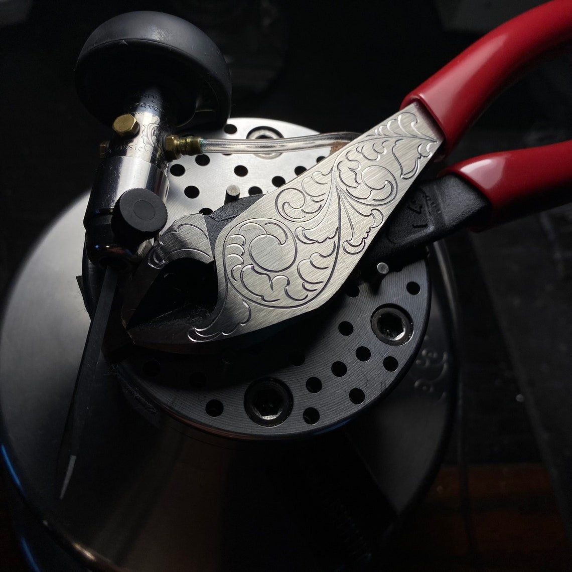 Hand Engraved Diagonal Cutters - Etsy