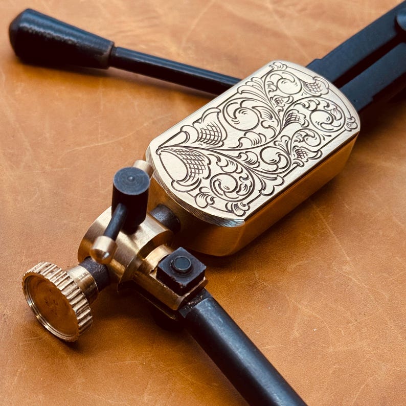 Hand Engraved Fly Tying Vise - Etsy