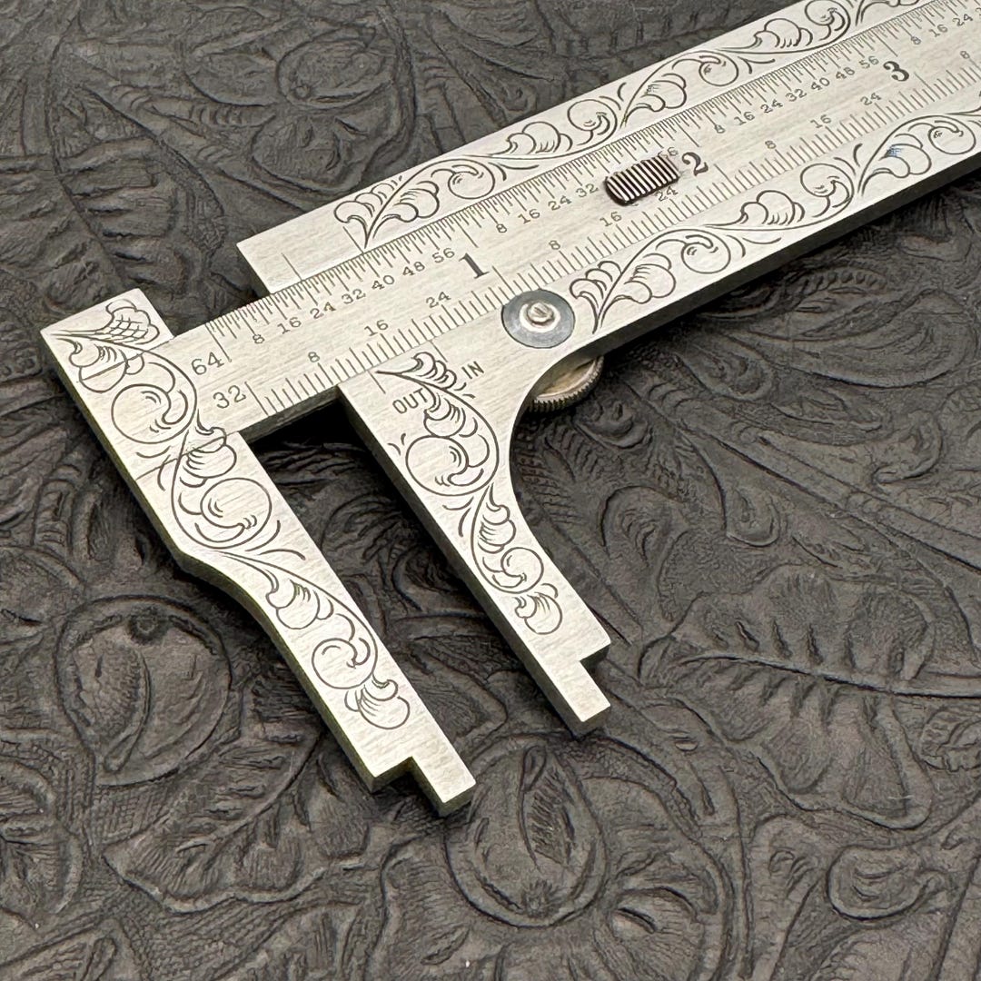 Hand Engraved Starrett Inside/outside Caliper - Etsy