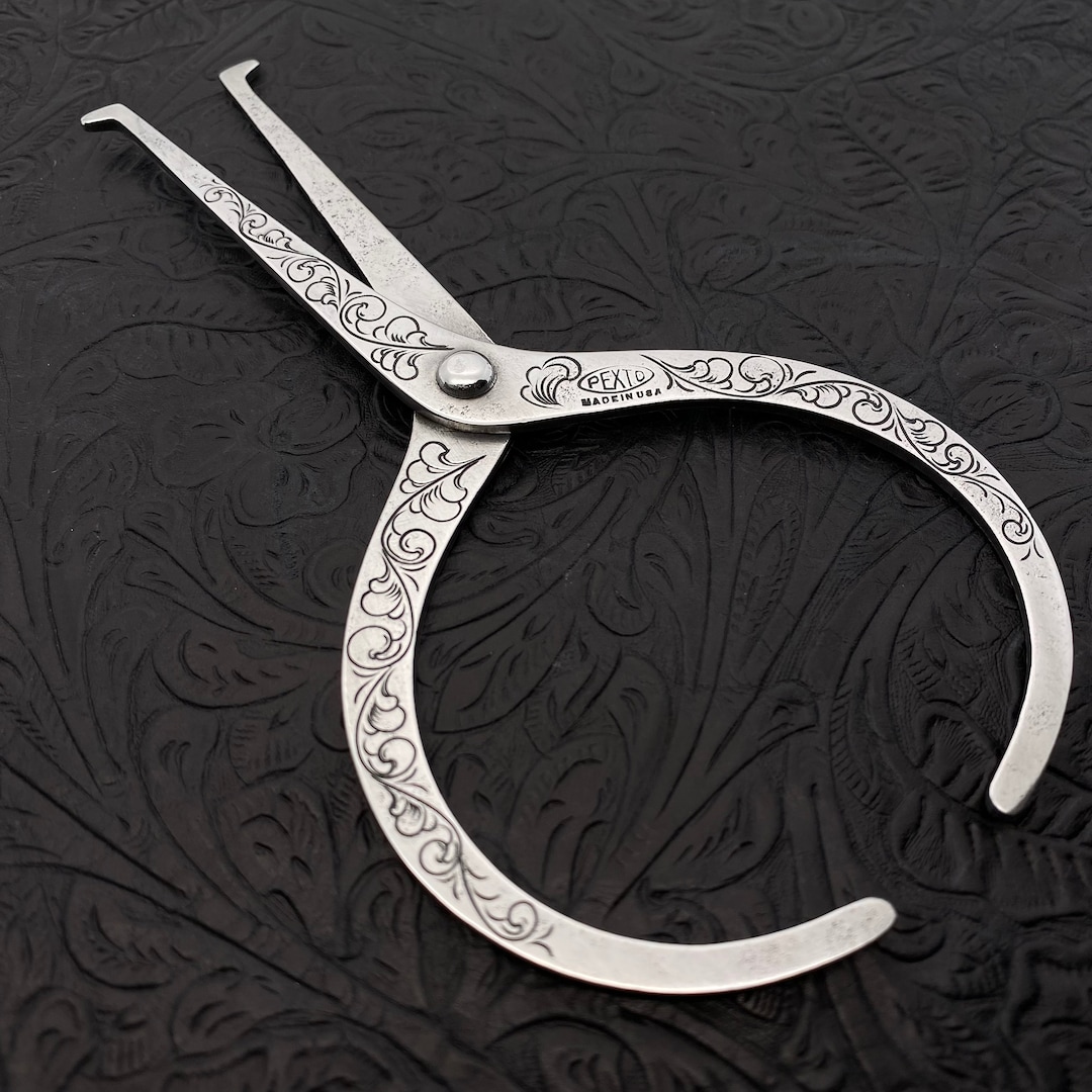 Hand Engraved Brass Calipers - Etsy