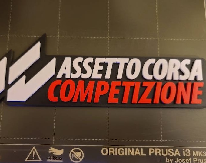 3D Printed Sim Racing Logo Decal (stick-on) - Etsy Australia