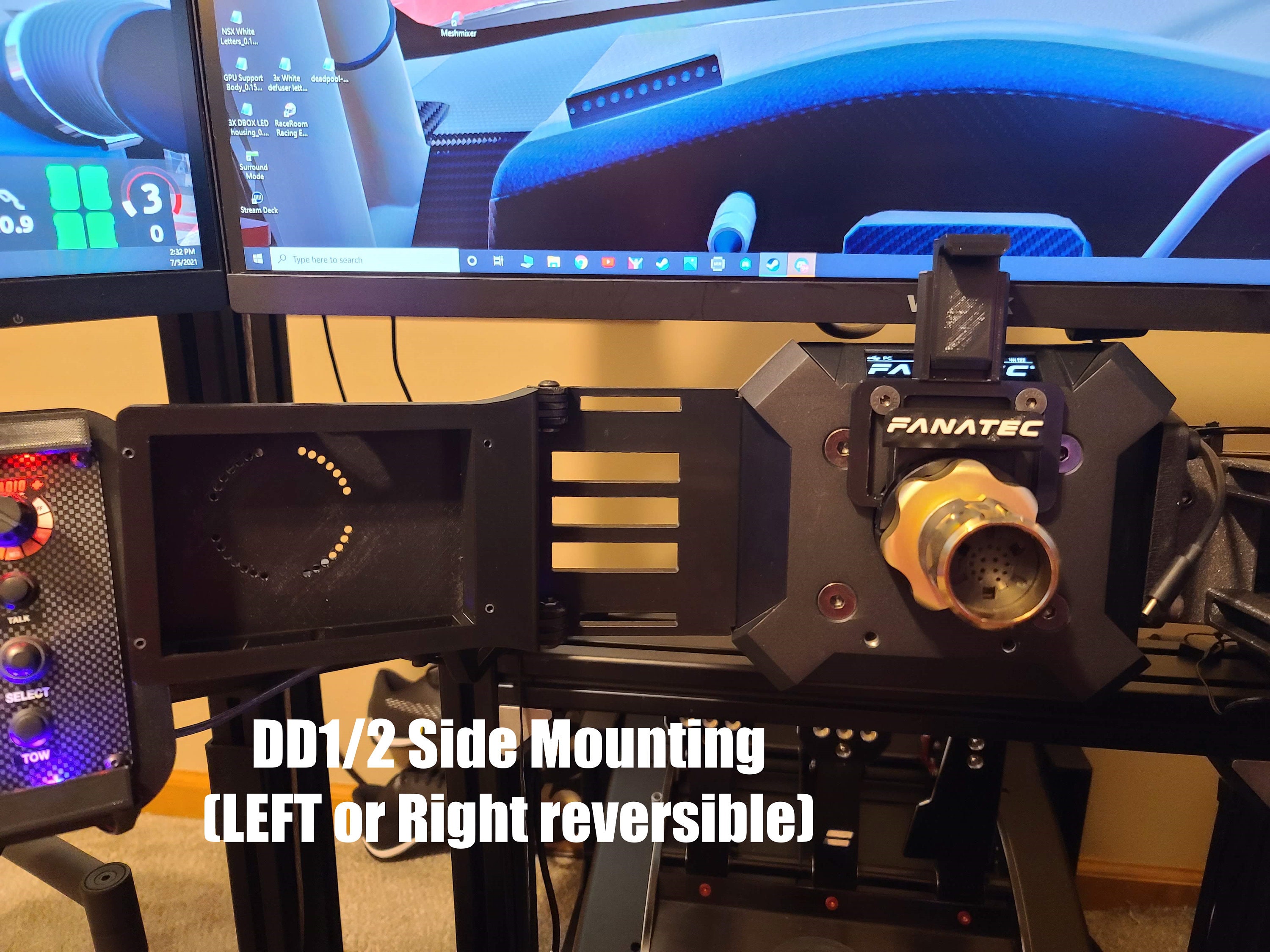 Stream Deck Mounting Housing for Fanatec Wheelbases MK1 or - Etsy Canada