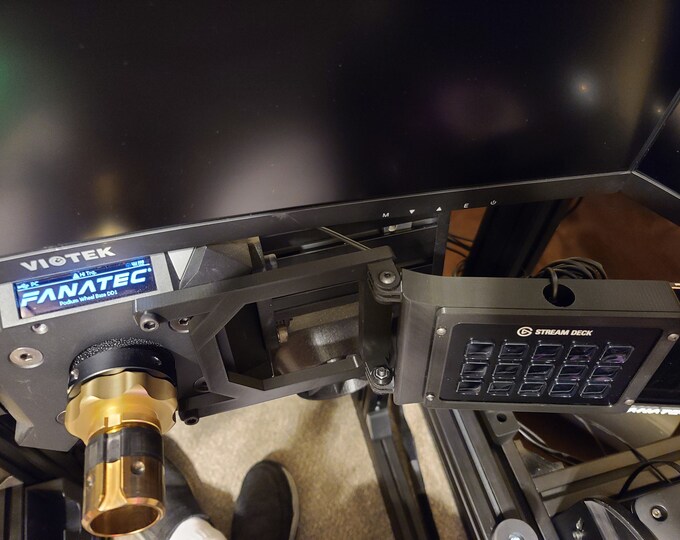 Stream Deck Mounting Housing For Fanatec Simucube Wheelbases Mk1 Or 2 Models Etsy