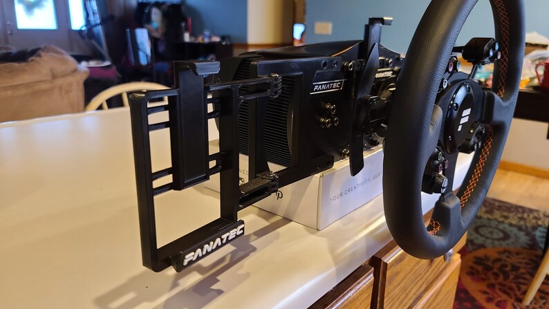 Side Tablet Mount for Fanatec DD1/DD2/CSW/CSL Elite Wheelbases | Etsy ...