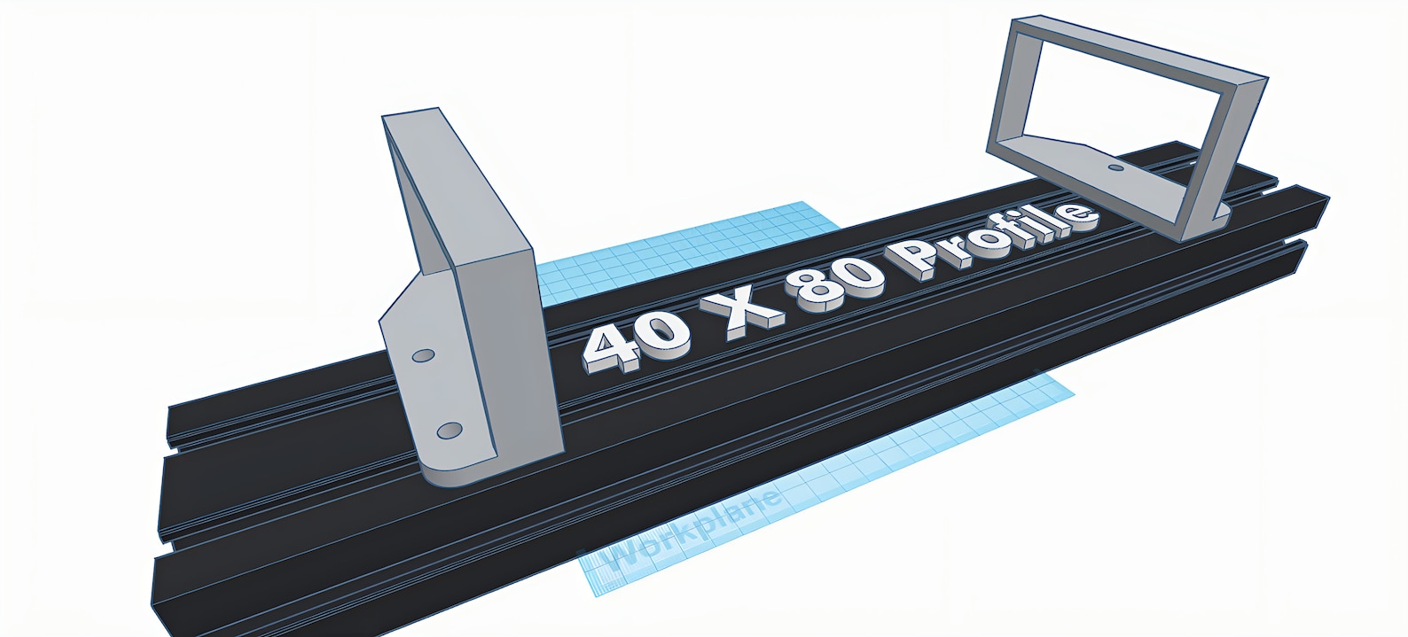 8020 Fanatec DD1/2 PSU Mounting Bracket M6 40 Series Profile - Etsy