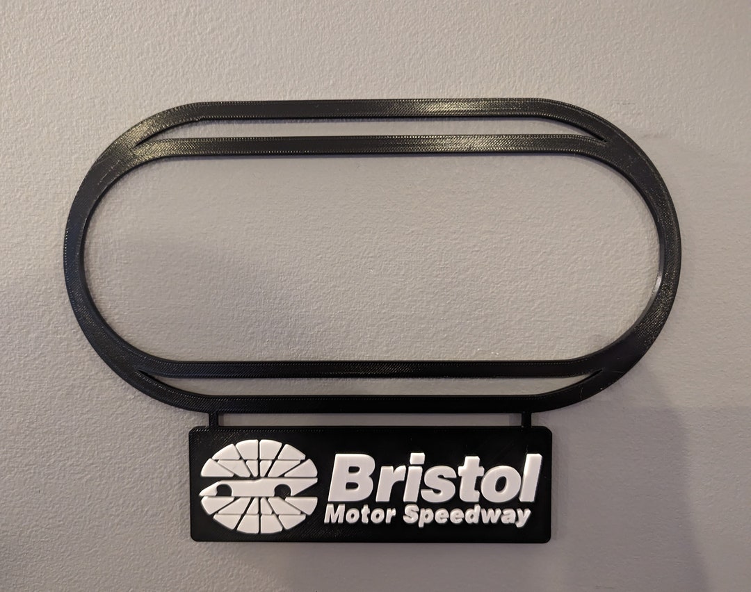 Bristol Motor Speedway Track Map (multi-color With Nameplate) - Etsy