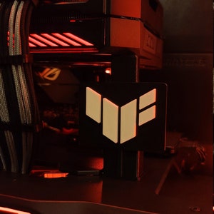 Anti-sag GPU Support Riser With Custom 3D Printed Badges (swappable) - Etsy