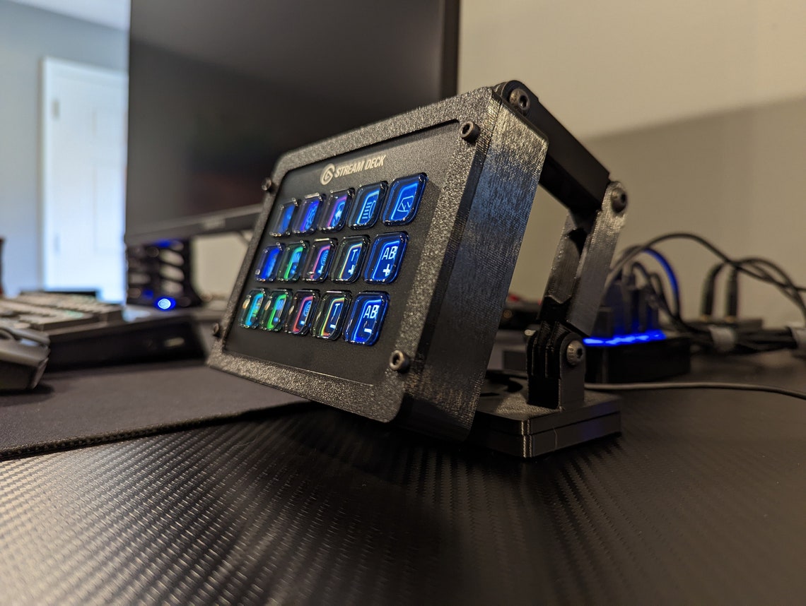 Stream Deck 15 Key Modular Adjustable Mount fully Enclosed - Etsy