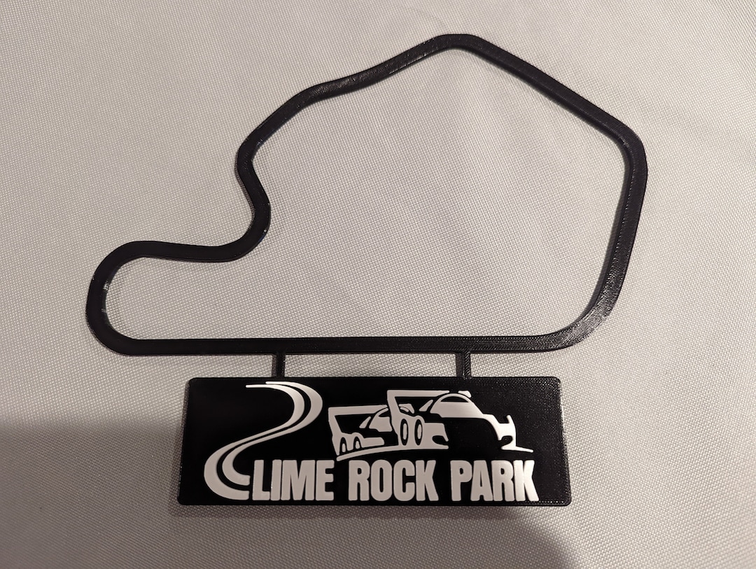 Lime Rock Park Track Map With Nameplate Wall Art - Etsy