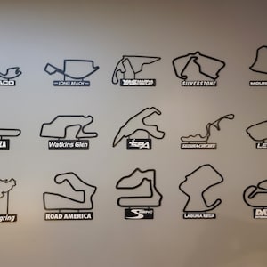 Buttonwillow Raceway Track Map With Nameplate Wall Art - Etsy