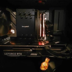 Anti-sag GPU Support Riser With Estus Flask Badge (3d Printed) - Etsy