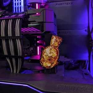 Anti-sag GPU Support Riser With Estus Flask Badge (3d Printed) - Etsy