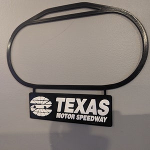 Texas Motor Speedway Track Map (multi-color With Nameplate) - Etsy