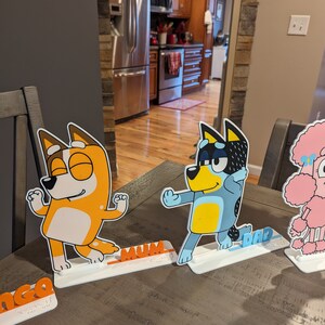 Bluey Character Art (dad-bandit) (custom Nameplate Base or Character ...