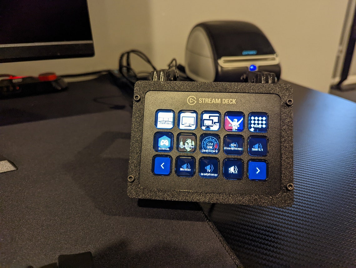 Stream Deck 15 Key Modular Adjustable Mount fully Enclosed - Etsy