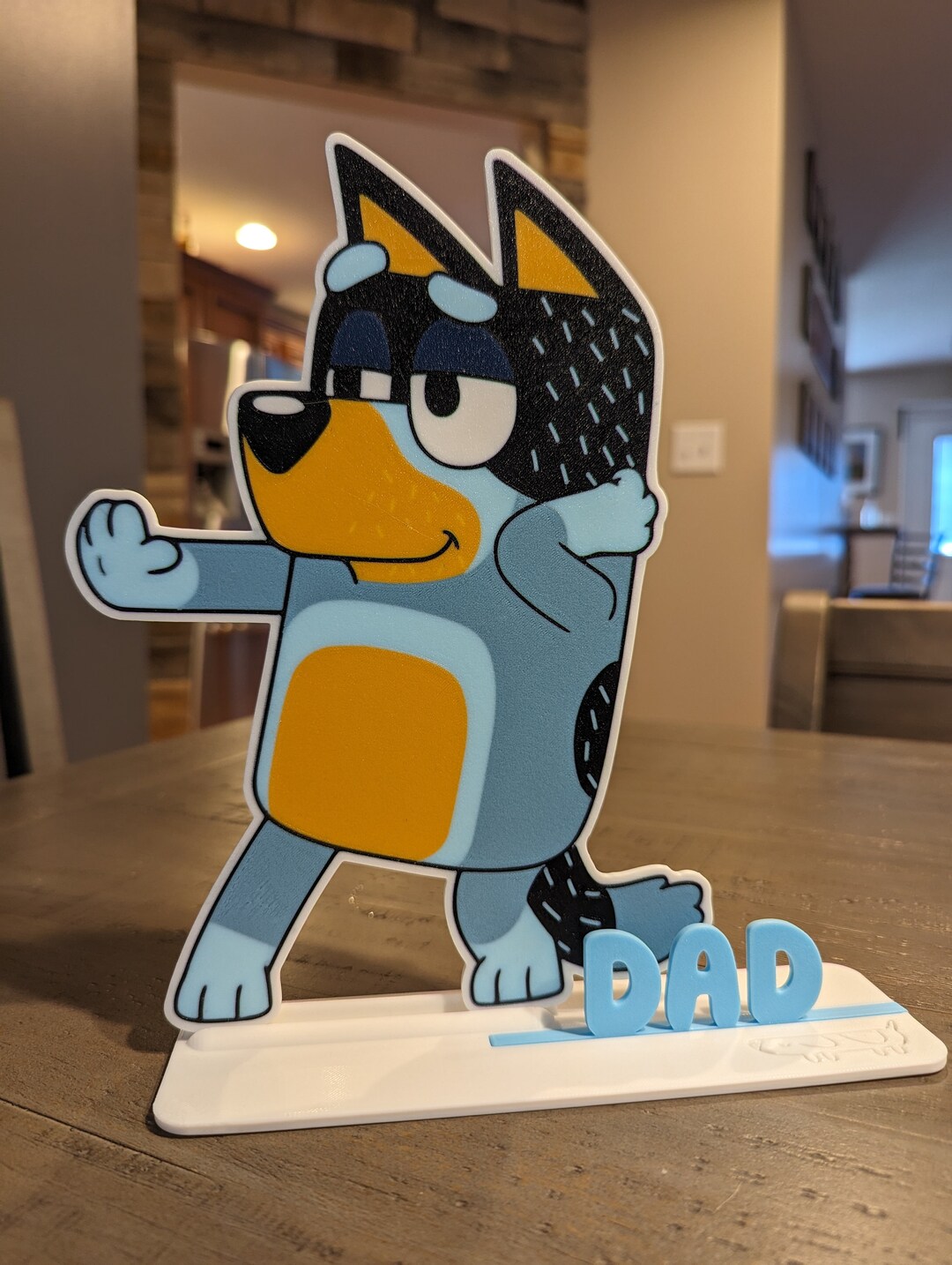 Bluey Character Art (dad-bandit) (custom Nameplate Base or Character ...