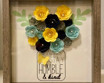 Mason Jar Shadow Box Template | Etsy