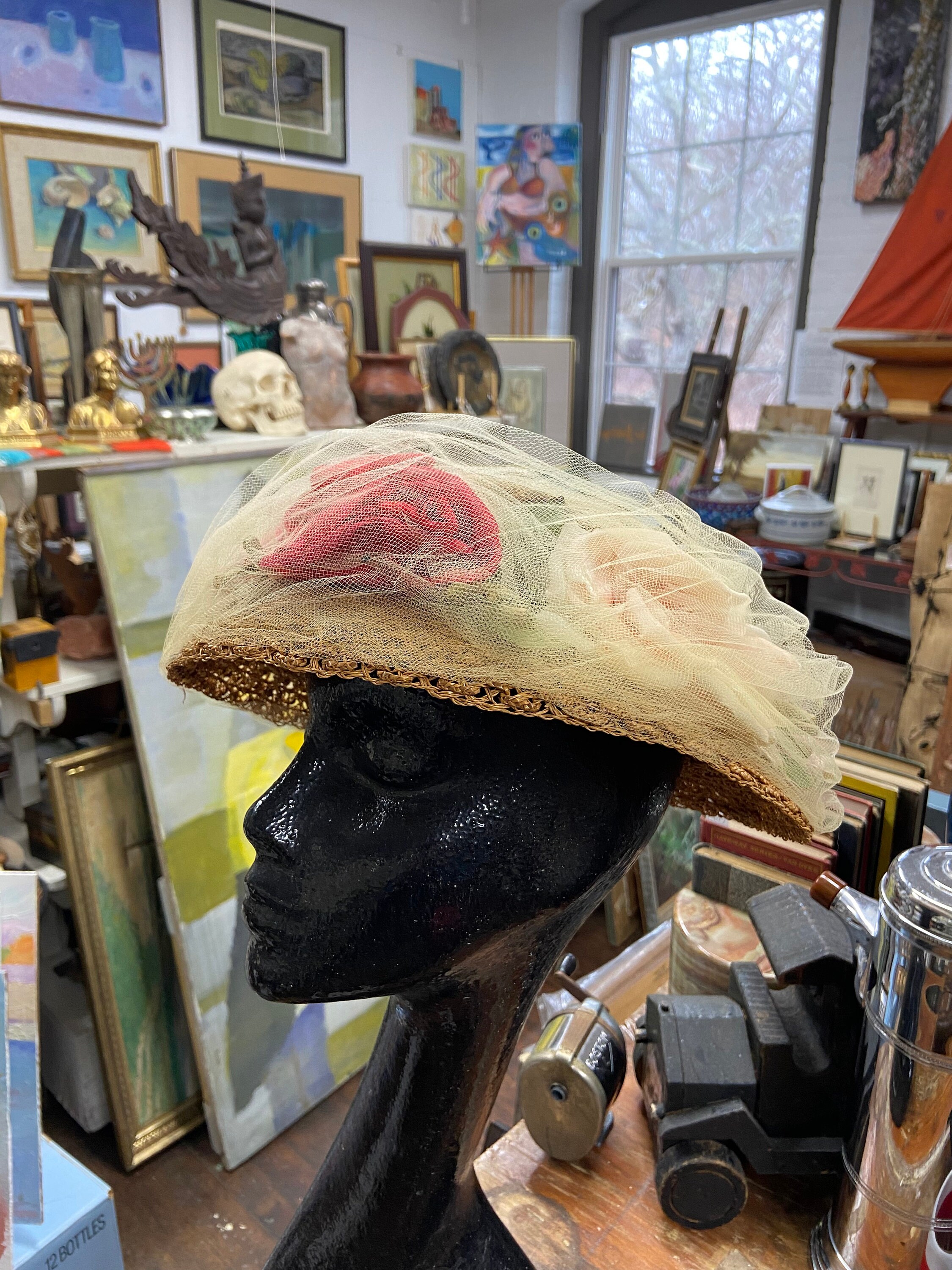 Vintage Schiaparelli-gertrude Singer Hat - Etsy