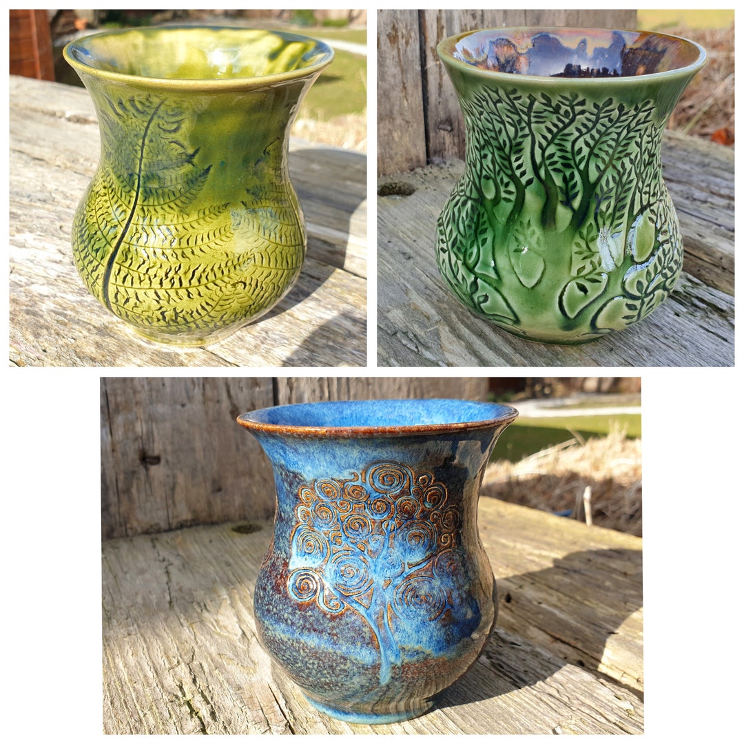 Mate Cup Summer Path, Yerba Mate, Handmade, 370 Ml - Etsy