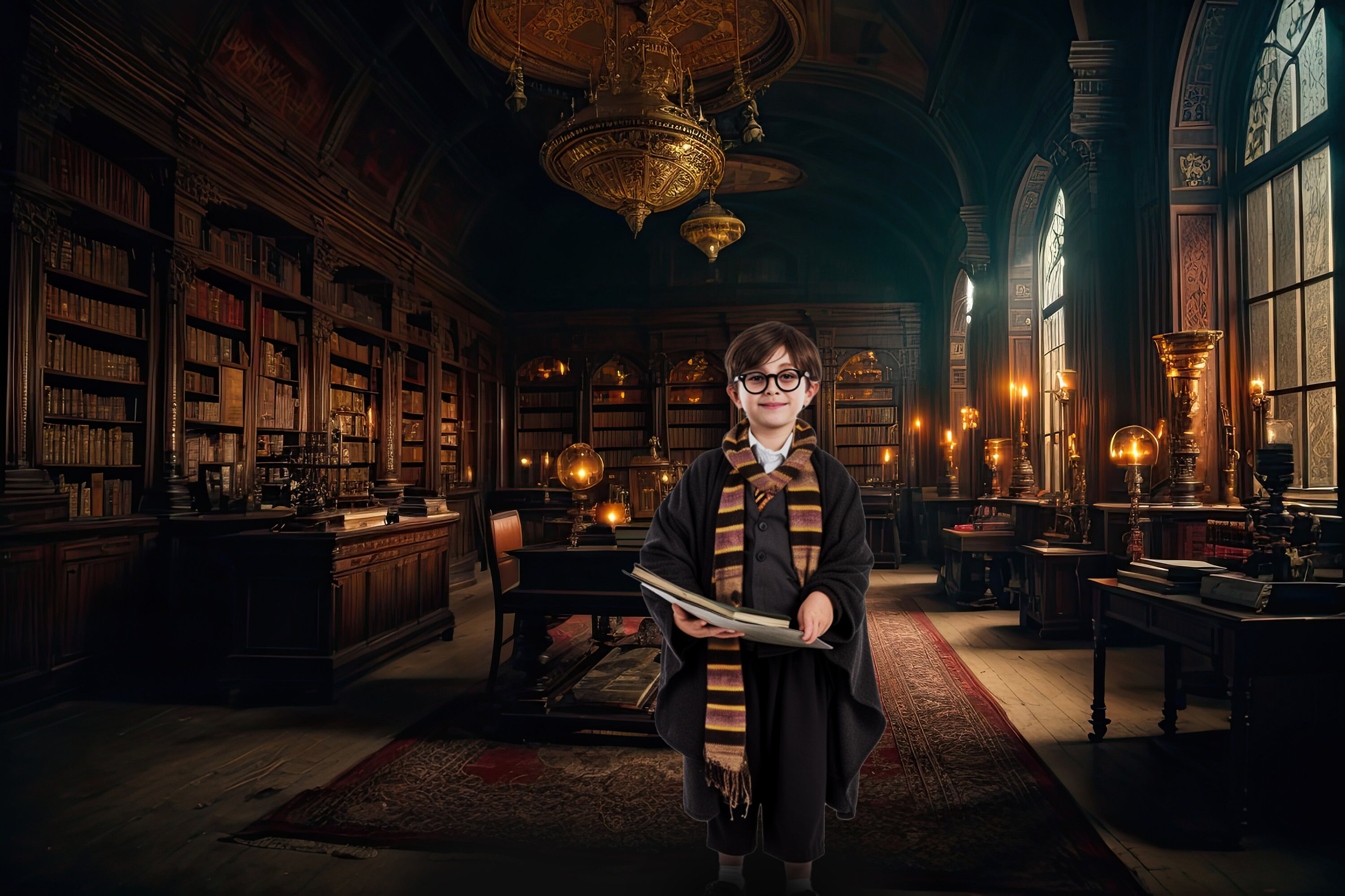 16 Old Wizardry School Library, Digital Backdrops, Magical Wizard ...