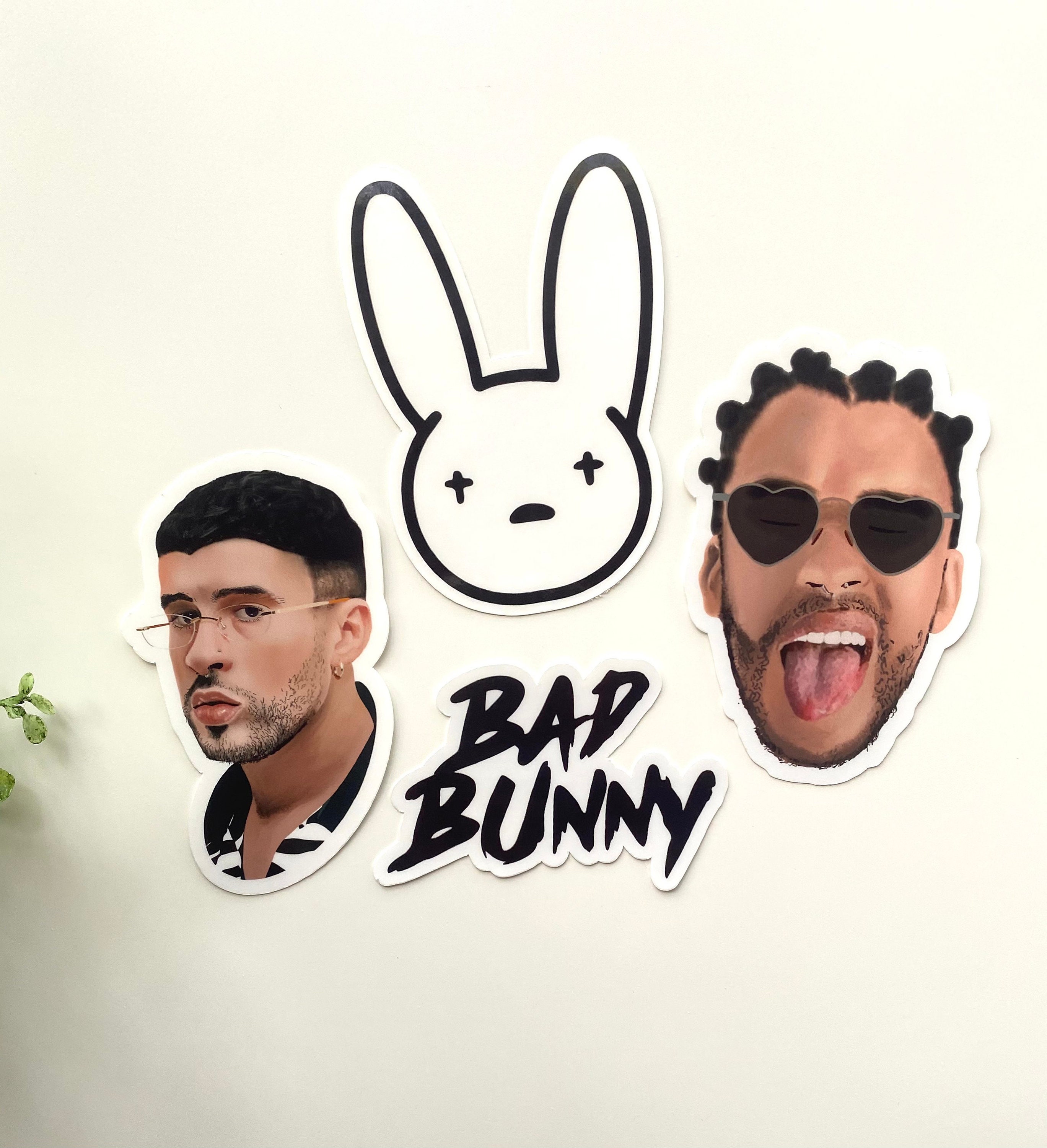 Bad Bunny Sticker pack pegatinas de vinilo impermeables | Etsy
