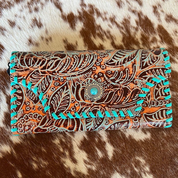 Turquoise Wallet - Etsy