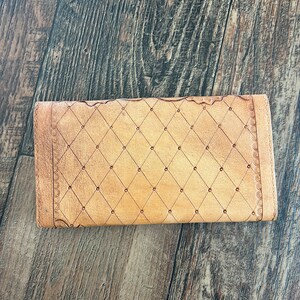 Boho Leather Wallet - Etsy