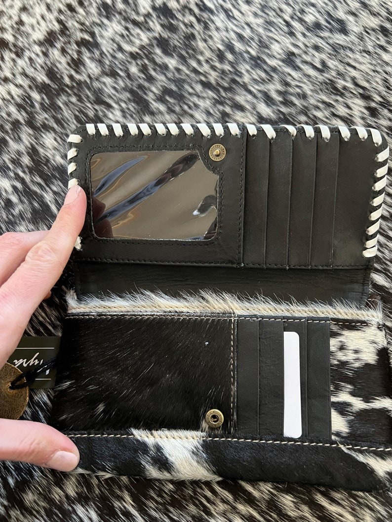 Tooled Leather Laced Wallet | Etsy