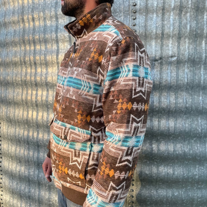 Mens Aztec Coat - Etsy UK
