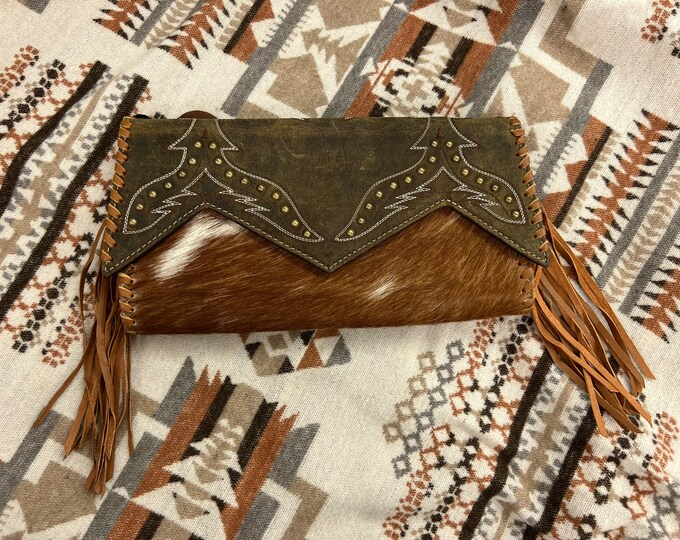 Western Leather Wallet - Etsy
