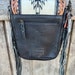 Black & White Aztec Crow Hide Crossbody - Etsy
