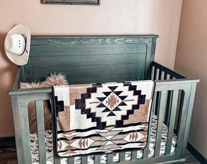Western Baby Blanket - Etsy