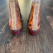 Tooled Square Toe Boots - Etsy