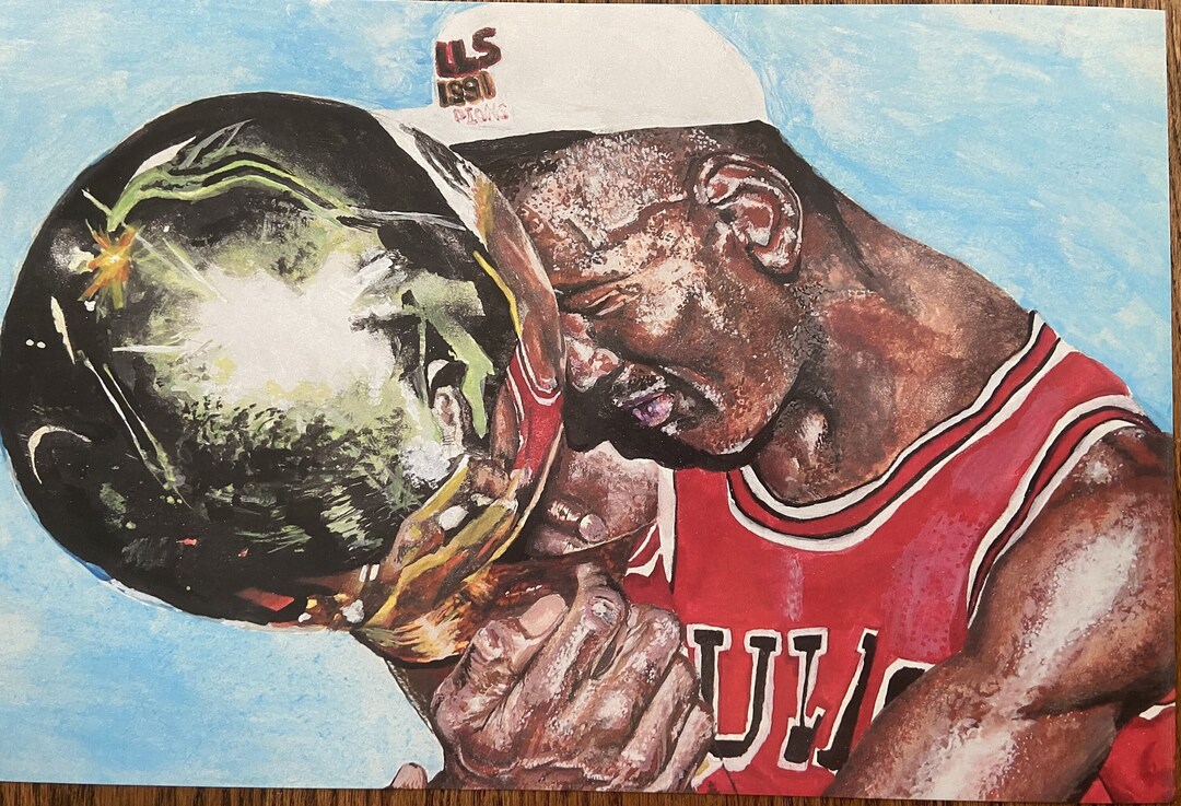 Michael Jordan Painting Poster - Etsy